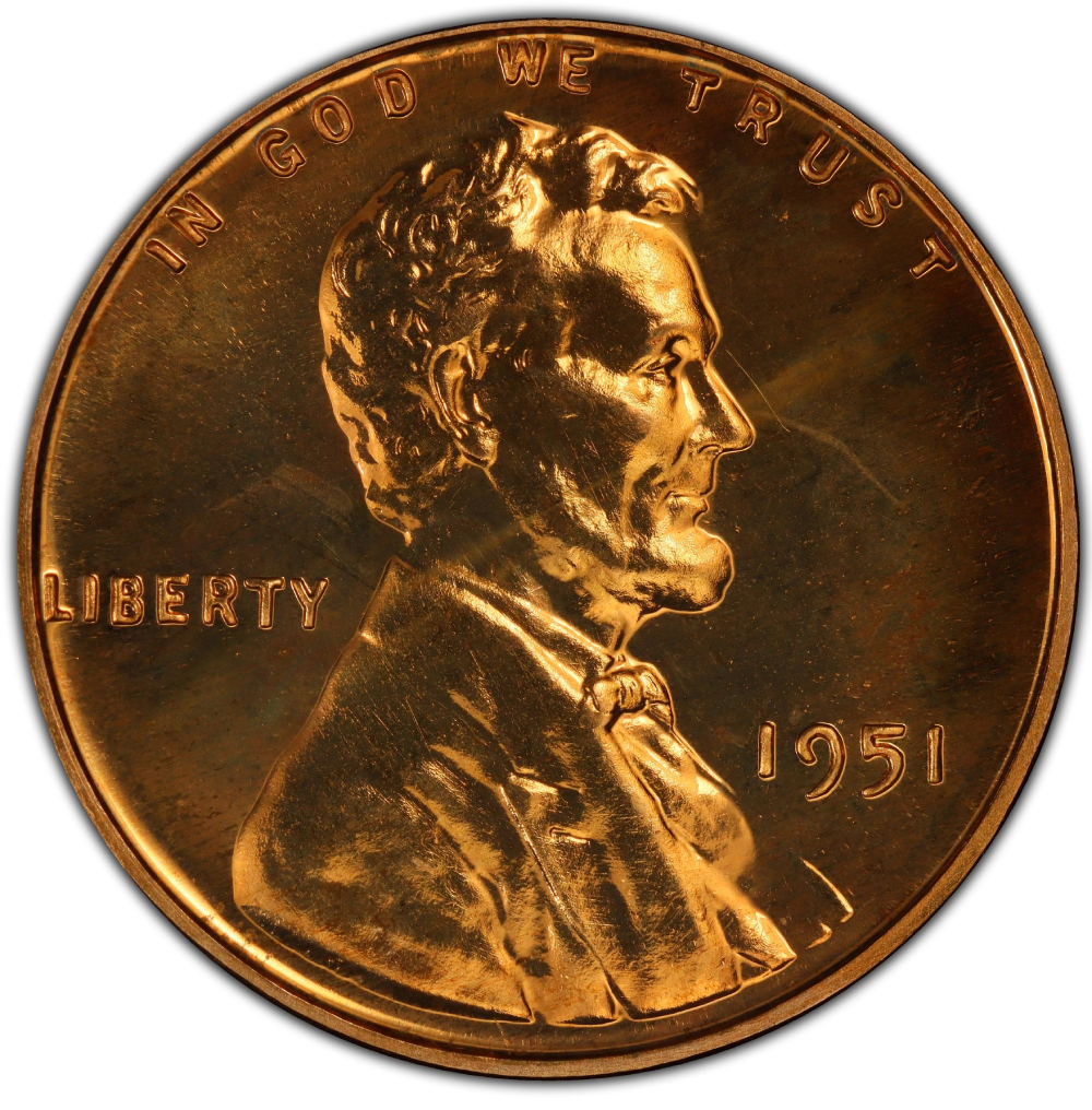 MintProducts > Half-Cents and Cents > 1951 Lincoln Proof Wheat Cent ...
